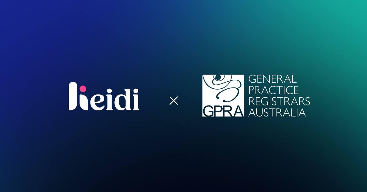 GPRA and Heidi Expand AI Scribe Support for Australian GPs